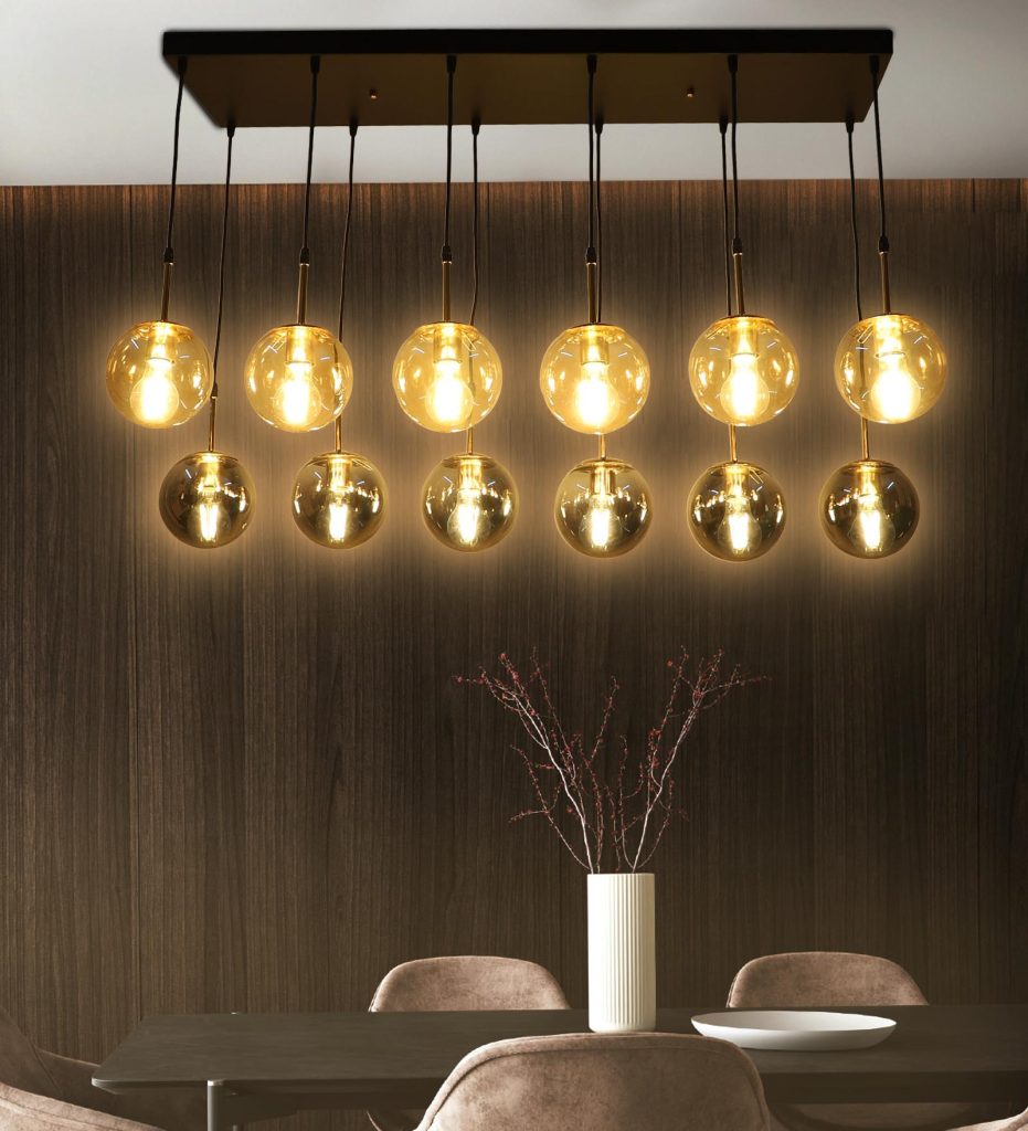 LEARC Designer Lighting Rectangular Hanging HL7037-12C – The Light Kart