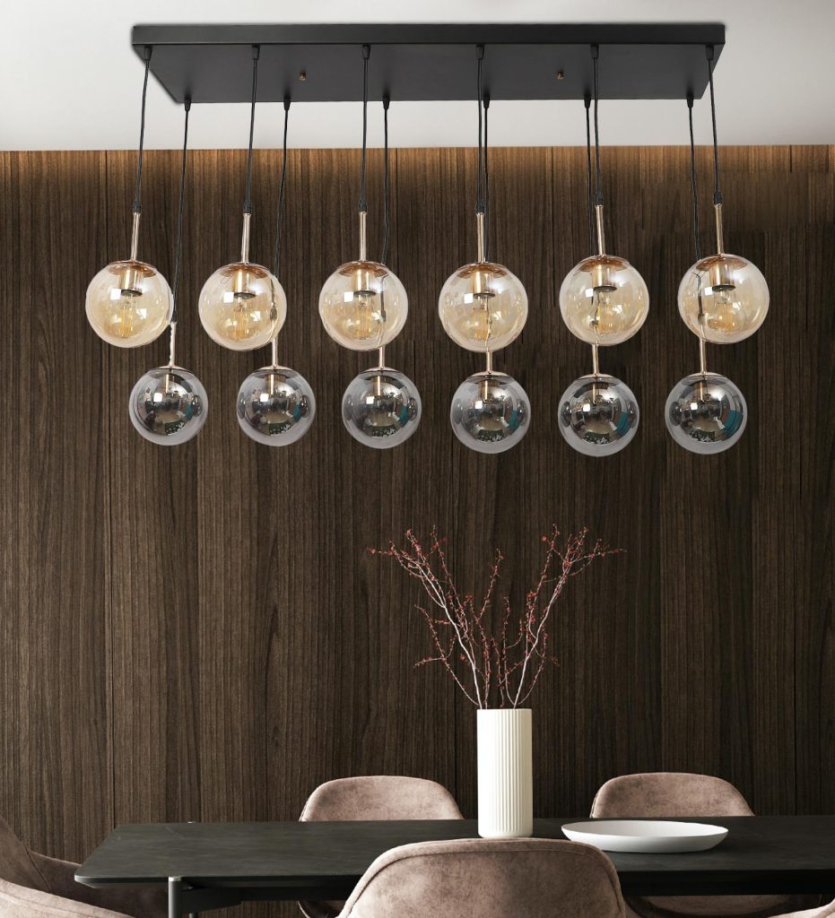 LEARC Designer Lighting Rectangular Hanging HL7037-12C – The Light Kart