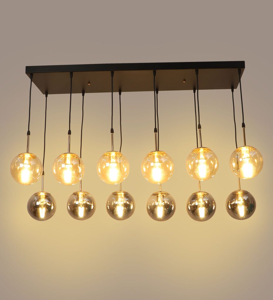 LEARC Designer Lighting Rectangular Hanging HL7037-12C – The Light Kart