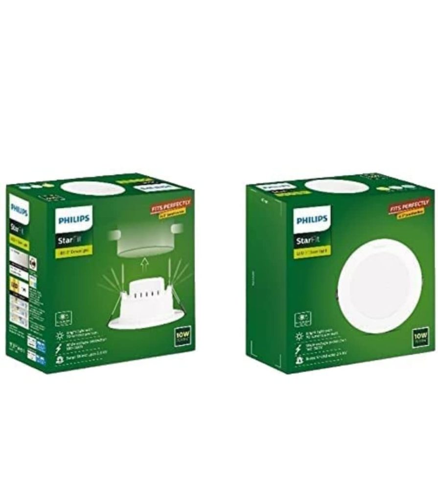 PHILIPS STARFIT 10WATT CONCEALED JUNCTION BOX DOWNLIGHT WARM WHITE ...