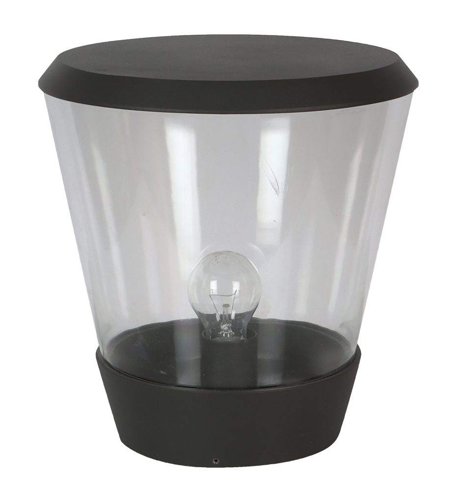 SUPERSCAPE aluminium die cast grey heavy duty Gate light with clear ...