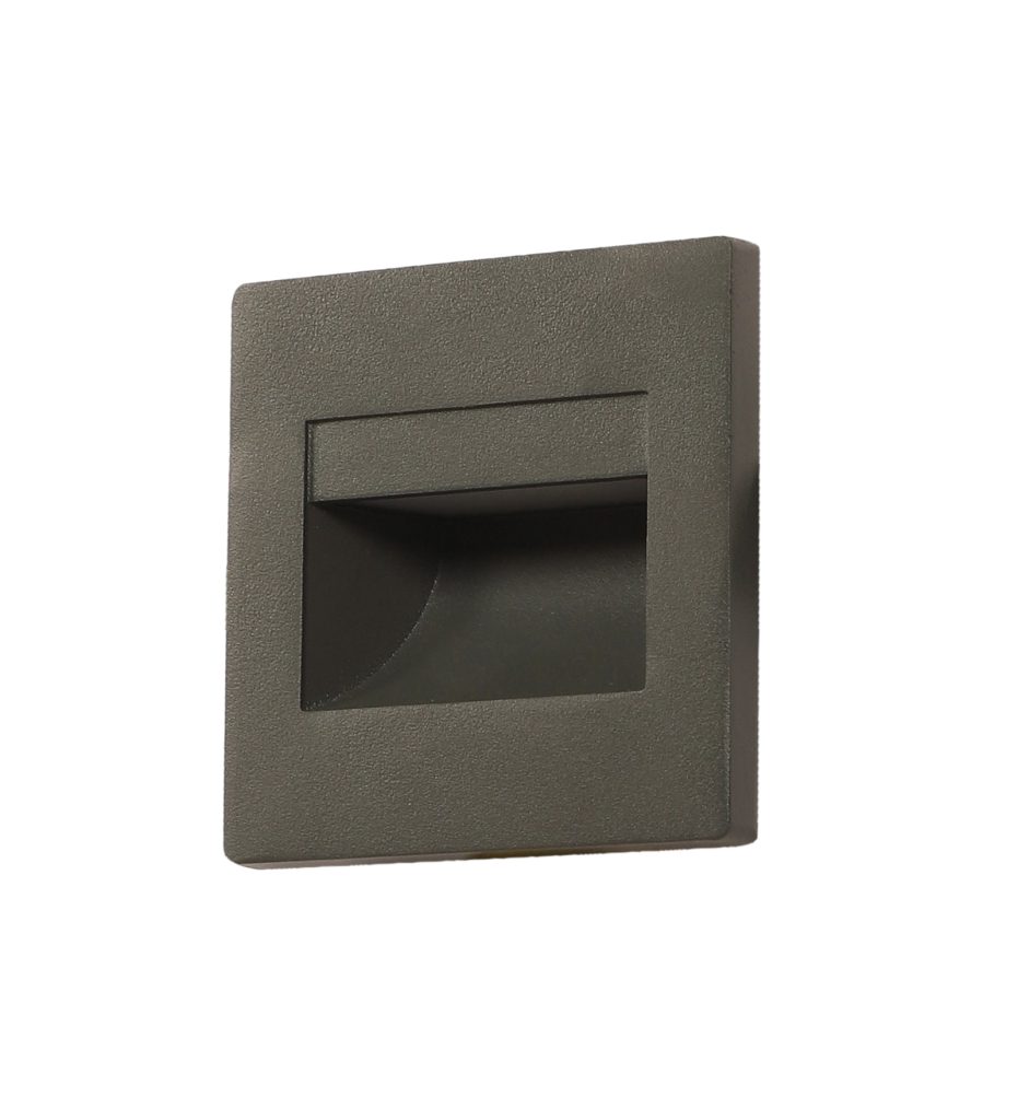 SUPERSCAPE aluminium 3 watt IP65 LED foot light concealed grey finish ...