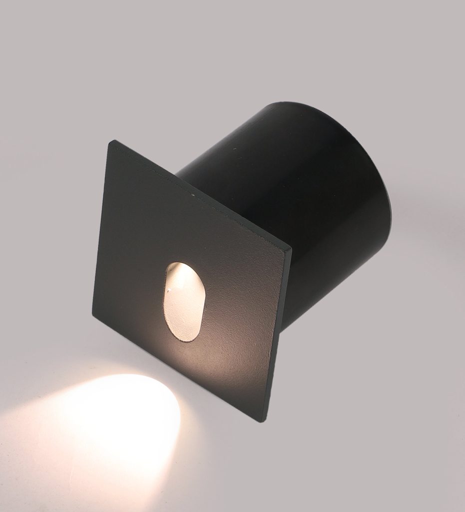 SUPERSCAPE aluminium 3 watt IP65 LED foot light concealed grey finish ...